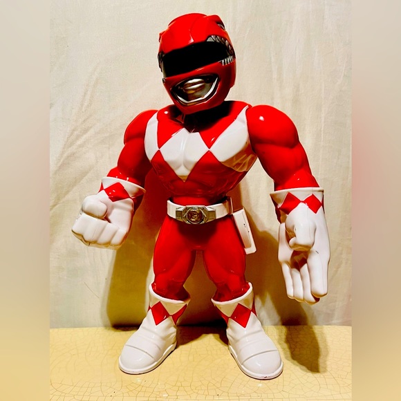 Toys | Playskool Heroes Mega Mighties Power Rangers Red Ranger 1inch ...